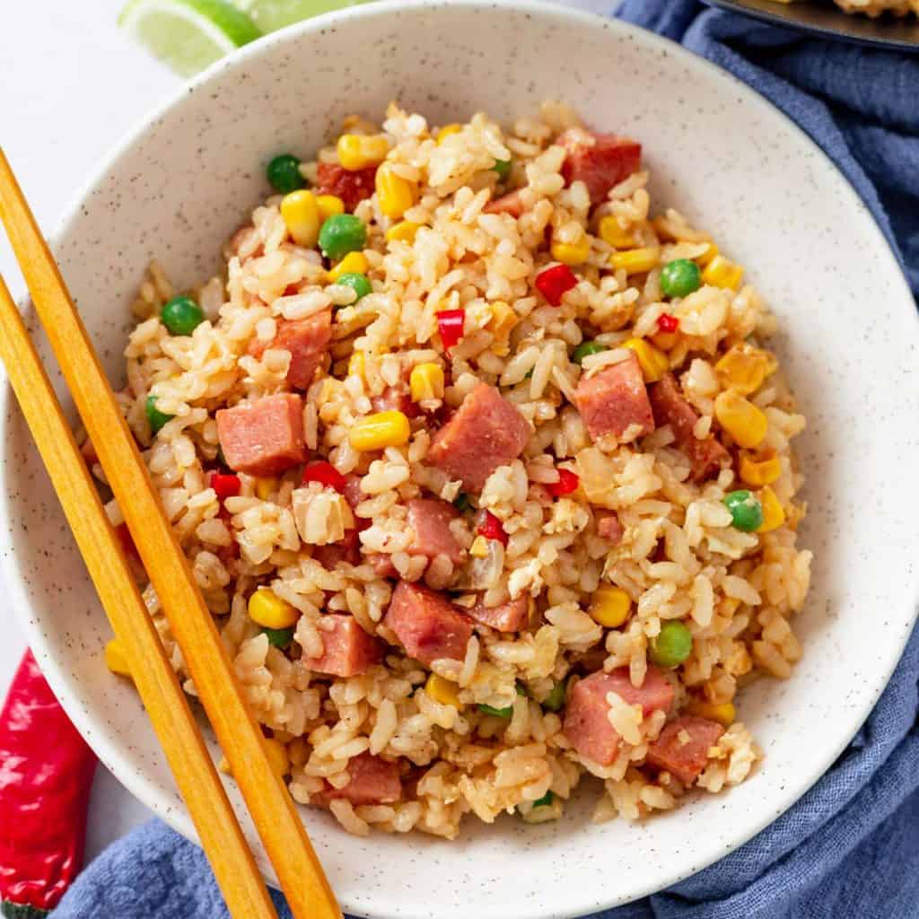 Ham Fried Rice Recipe - Cookrita