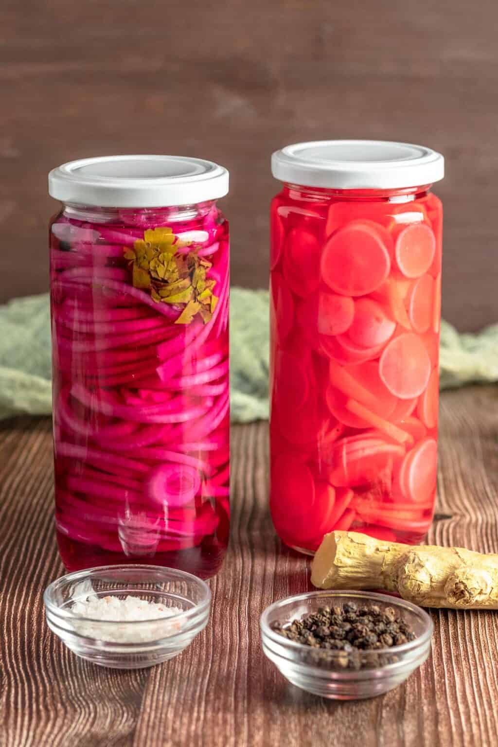 Quick Pickled Radishes and Onions - Cookrita
