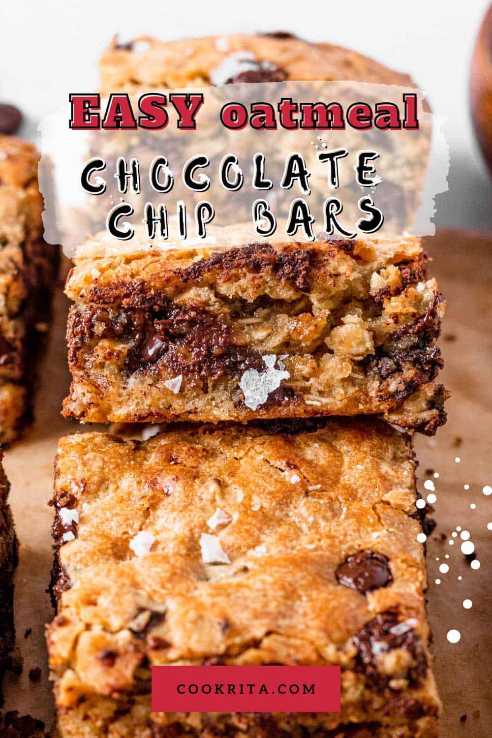Oatmeal Chocolate Chip Bars Cookrita 9366