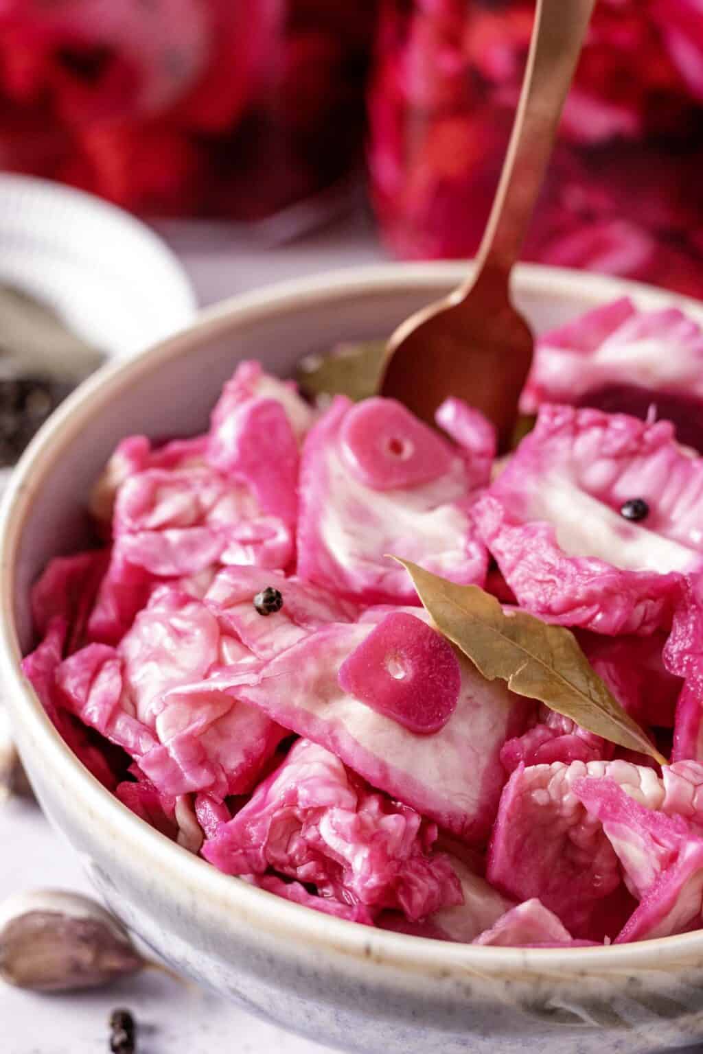 Pickled "Red" Cabbage - Cookrita