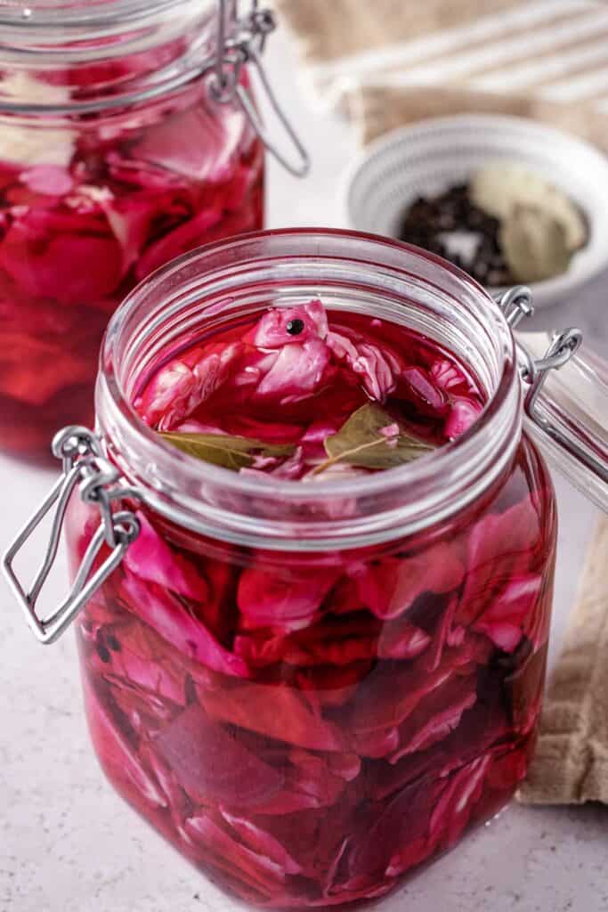 Pickled "Red" Cabbage - Cookrita
