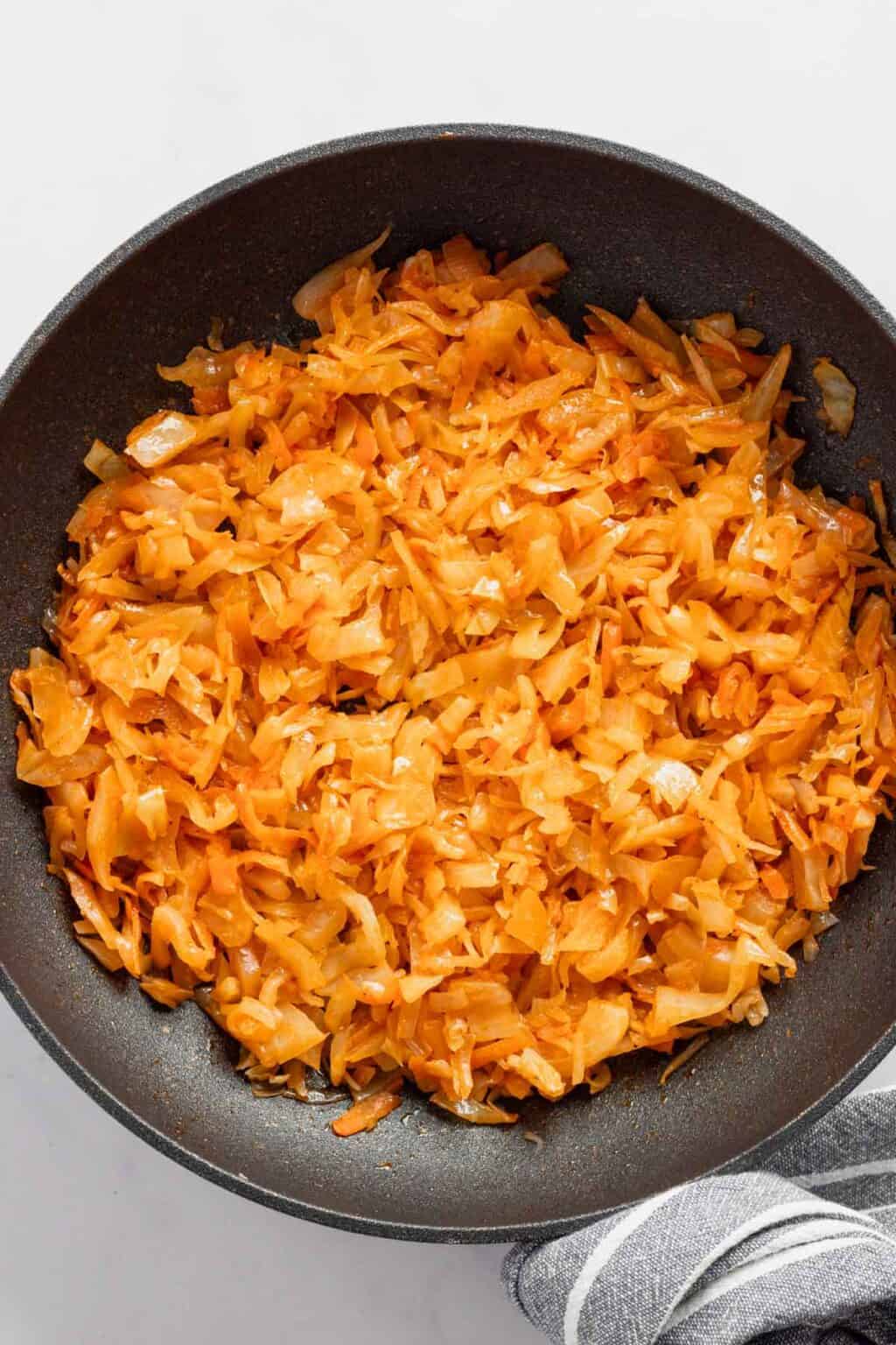 Sauteed Cabbage Lavash Wraps - Cookrita