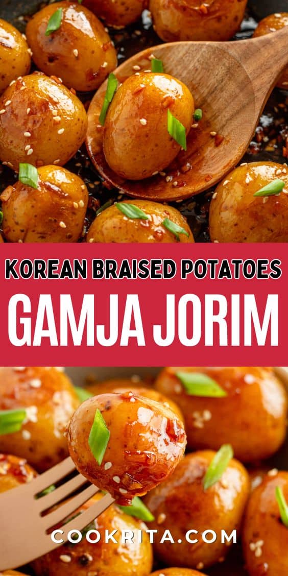 Gamja Jorim (Braised Korean Potatoes) - Cookrita