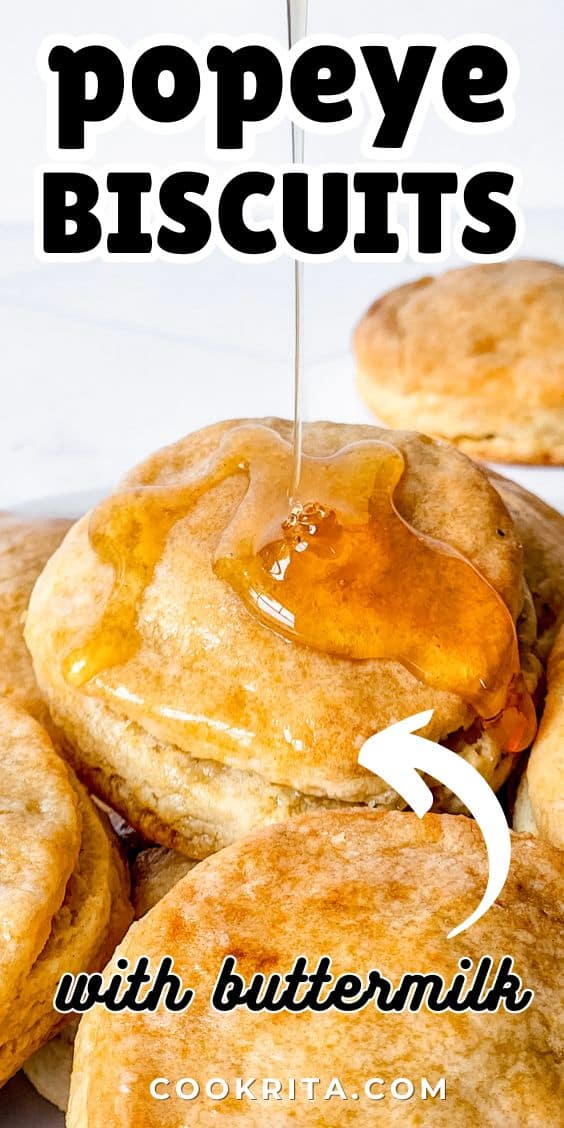Light & Buttery Copycat Popeyes Buttermilk Biscuits - Cookrita