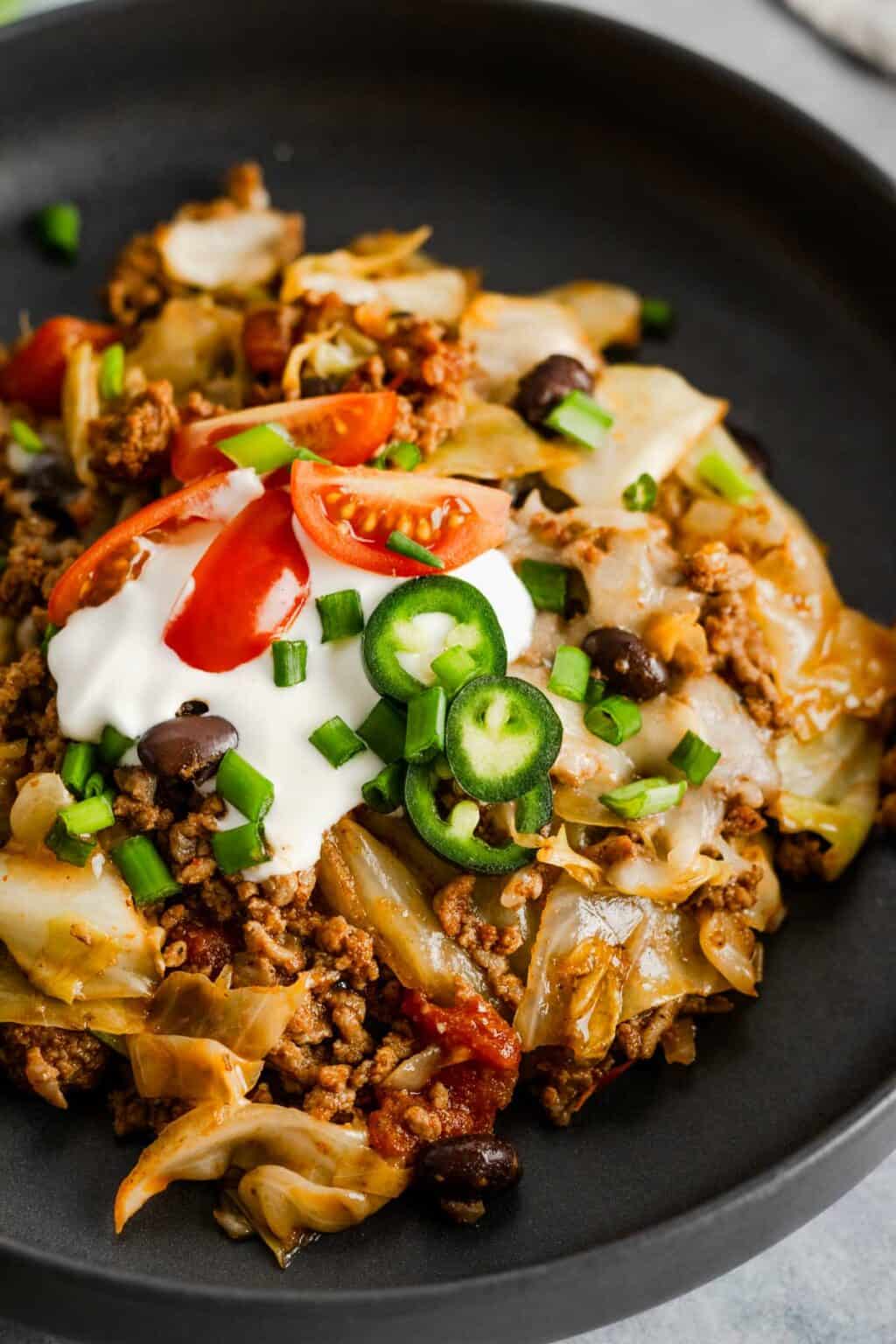 This Mexican Cabbage And Beef Skillet I Cant Stop Making
