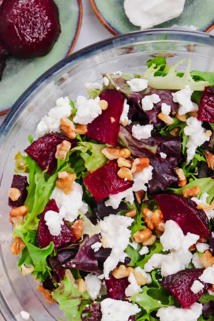 EASY Beet Salad With Goat Cheese Salad