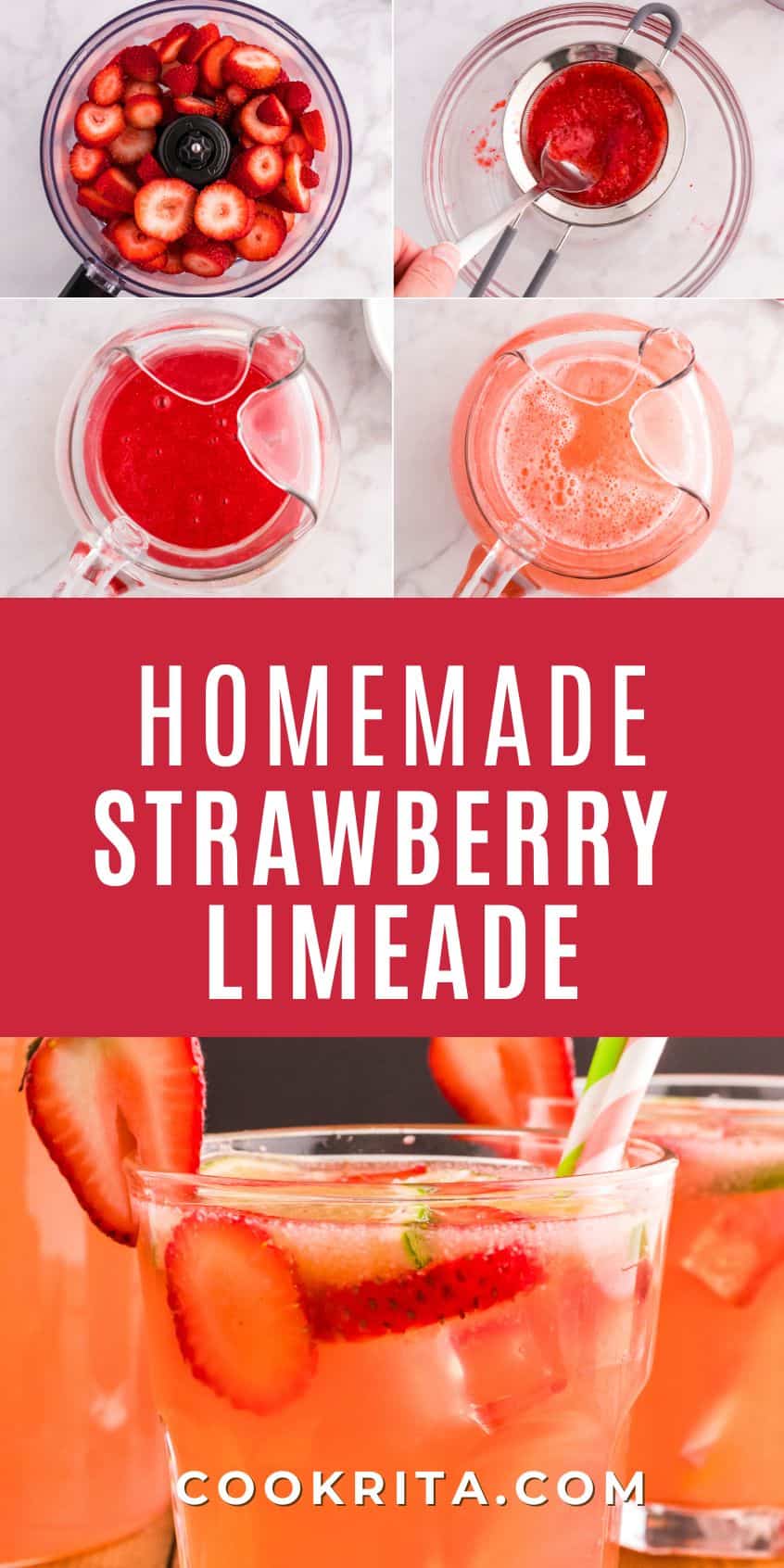 Strawberry Limeade Drink Recipe