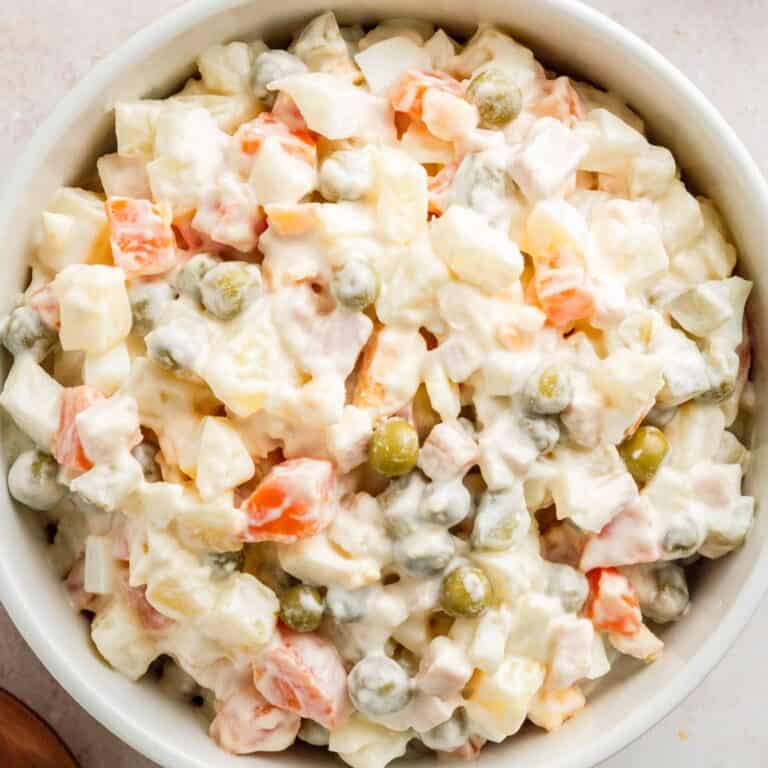Russian Potato Salad (My Grandma's Best Recipe!)