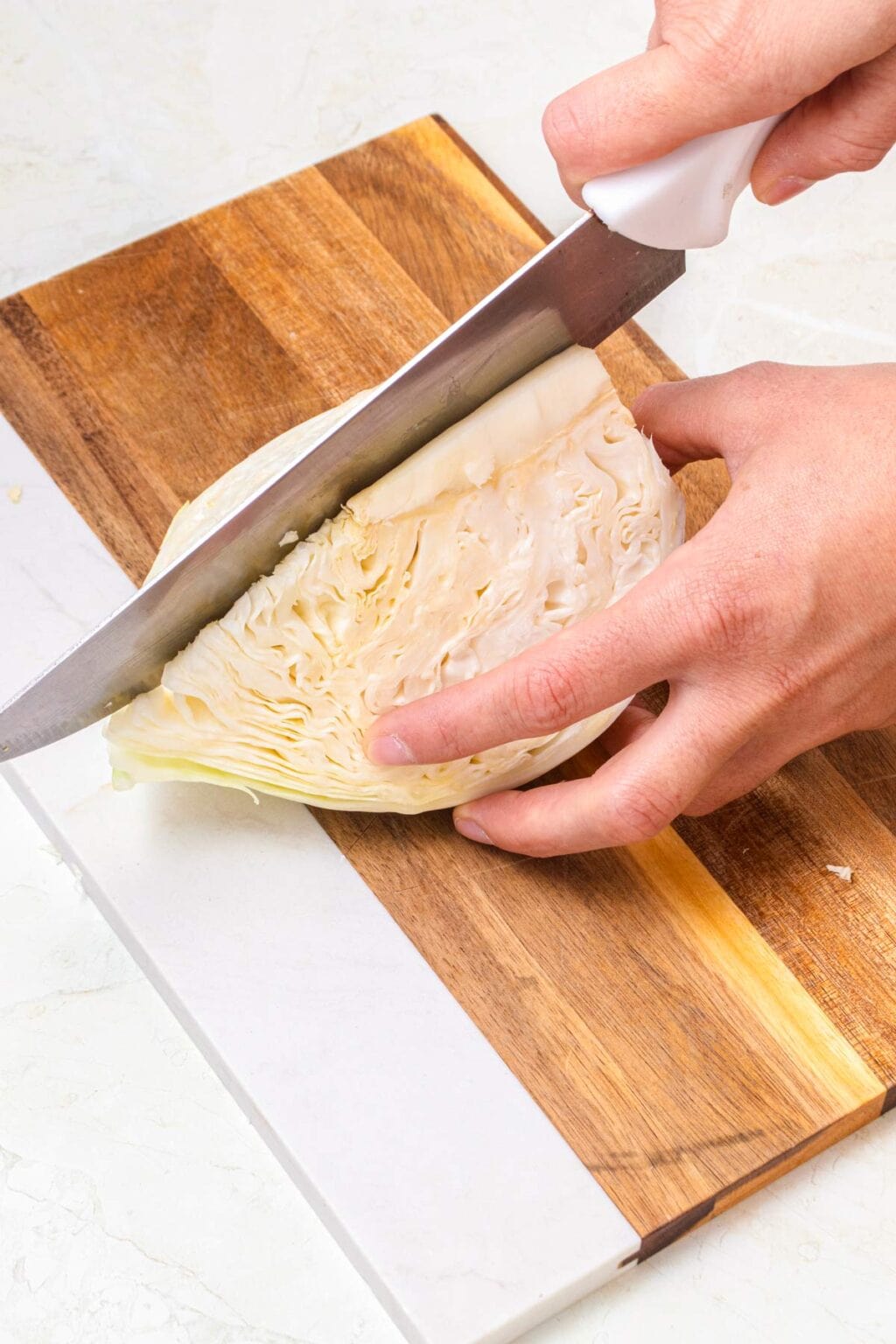 How to Cut Cabbage (Wedges, Steaks, Slaw, and Cubes!)