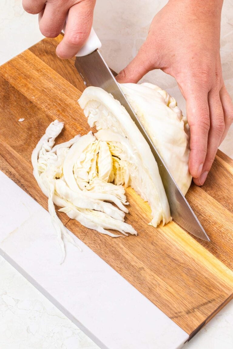 How to Cut Cabbage (Wedges, Steaks, Slaw, and Cubes!)