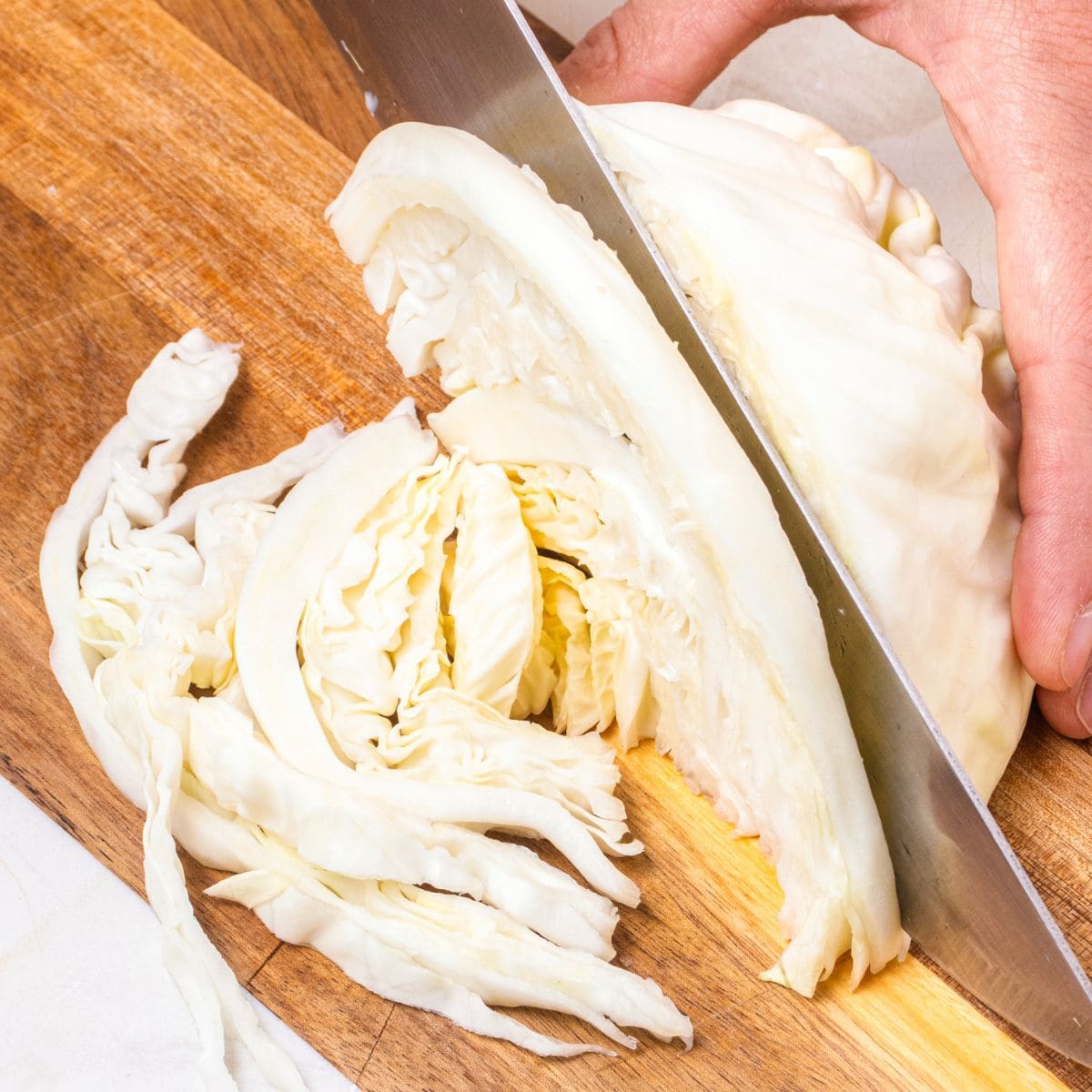 How to Cut Cabbage (Wedges, Steaks, Slaw, and Cubes!)