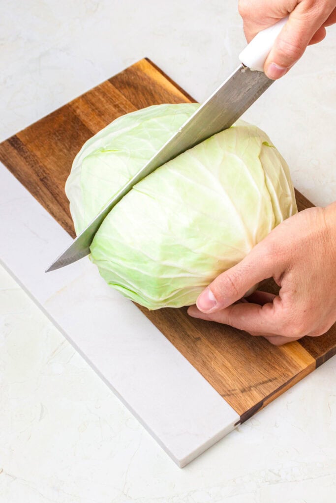 How to Cut Cabbage (Wedges, Steaks, Slaw, and Cubes!)