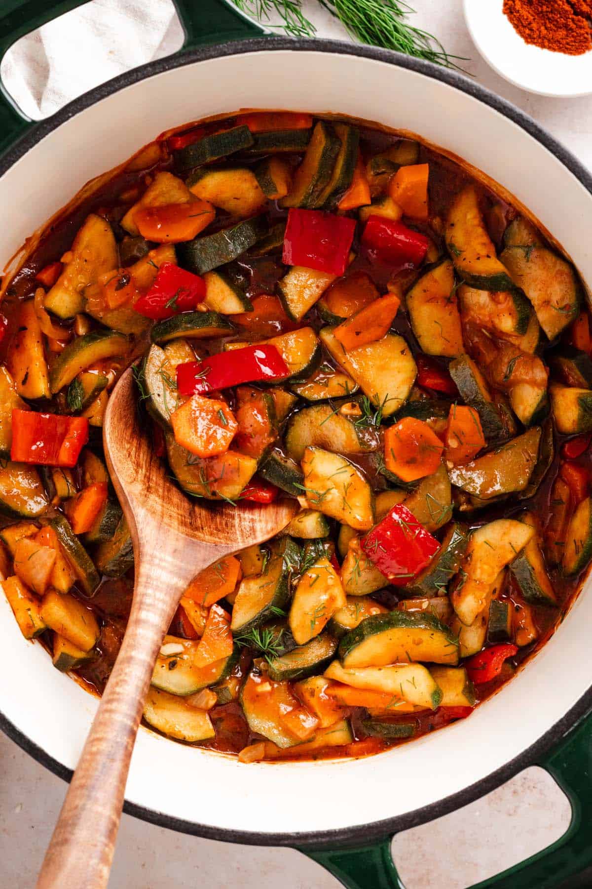 Vegetarian Zucchini Stew (Quick, Healthy & One-Pot)