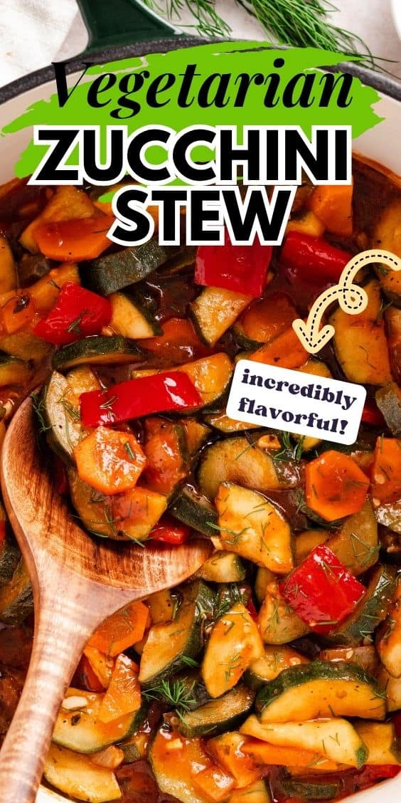 Vegetarian Zucchini Stew (Quick, Healthy & One-Pot)